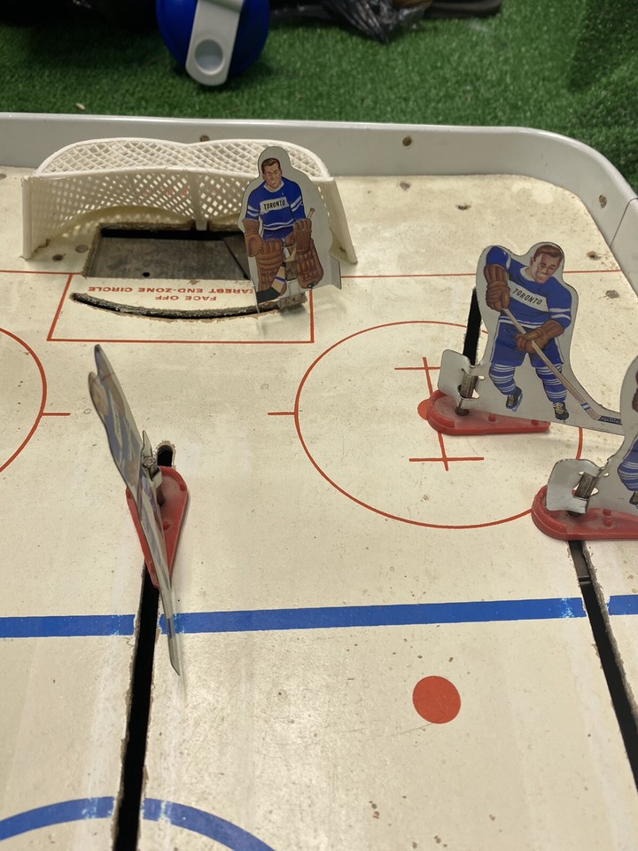 Vintage Antique Munro NHL ALL STAR Table Top Rod Hockey Game Tin Litho ...