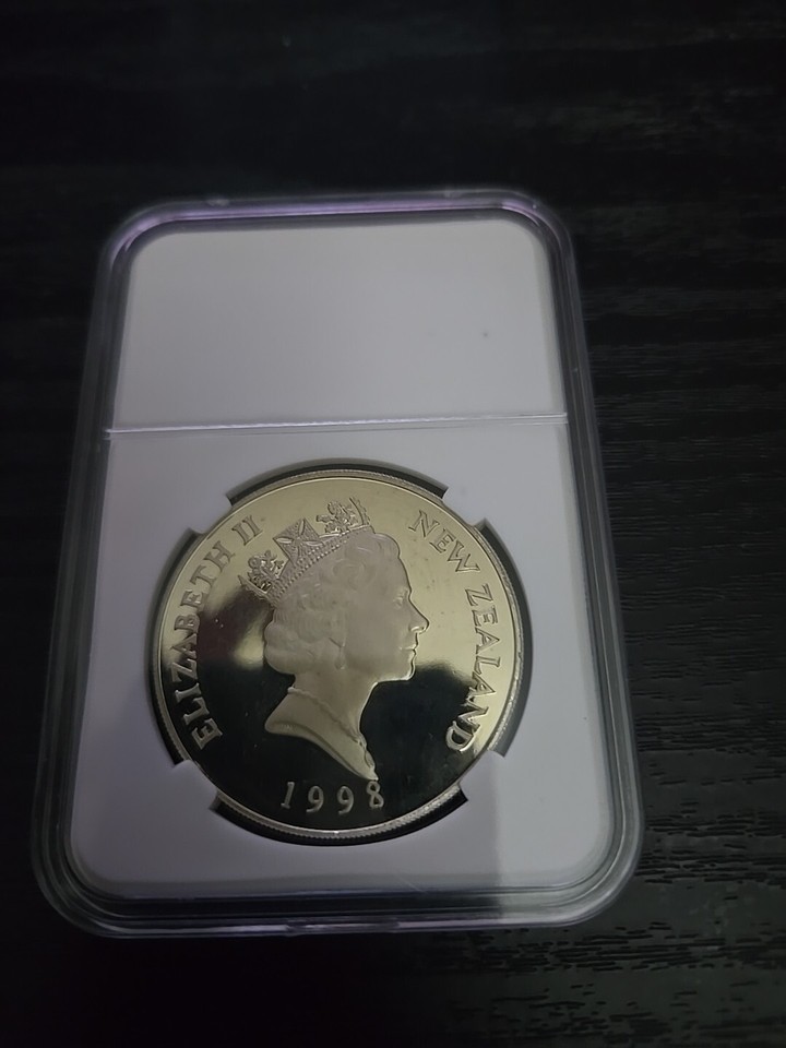 1998 New Zealand $5 Royal Albatross Proof Silver Coin, No Box/COA | eBay