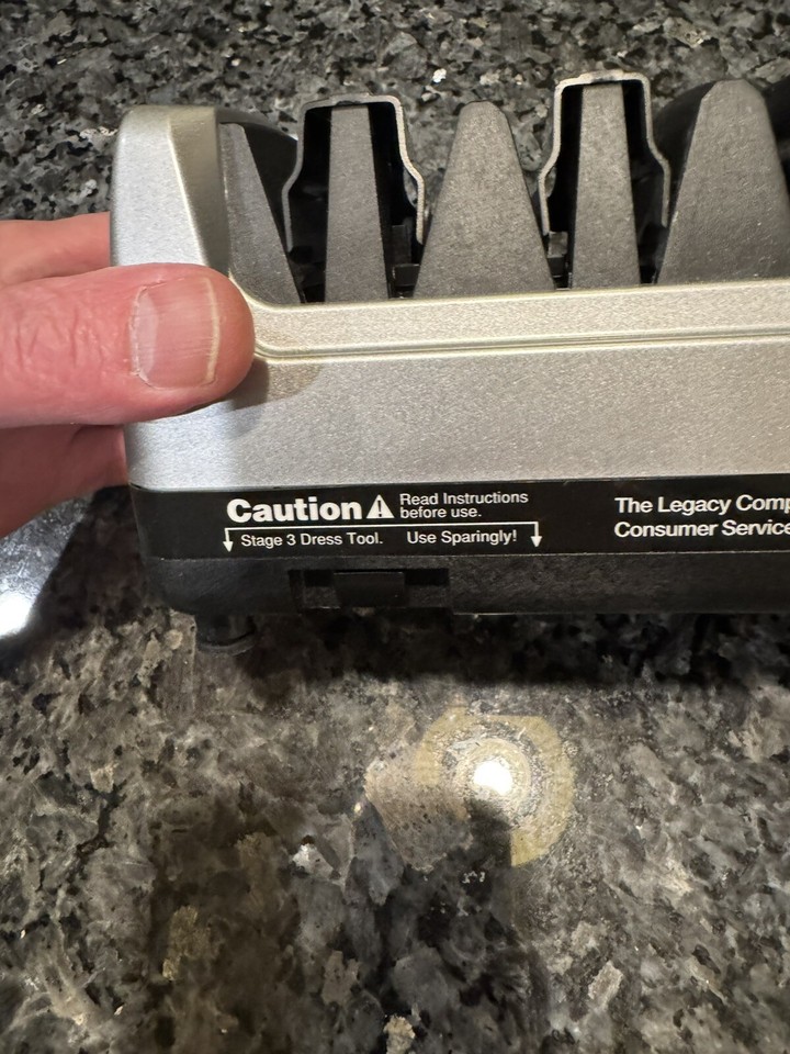 Chefs Choice Trizor Edge Electric 3 Stage Knife Sharpener Model 15 XV ...