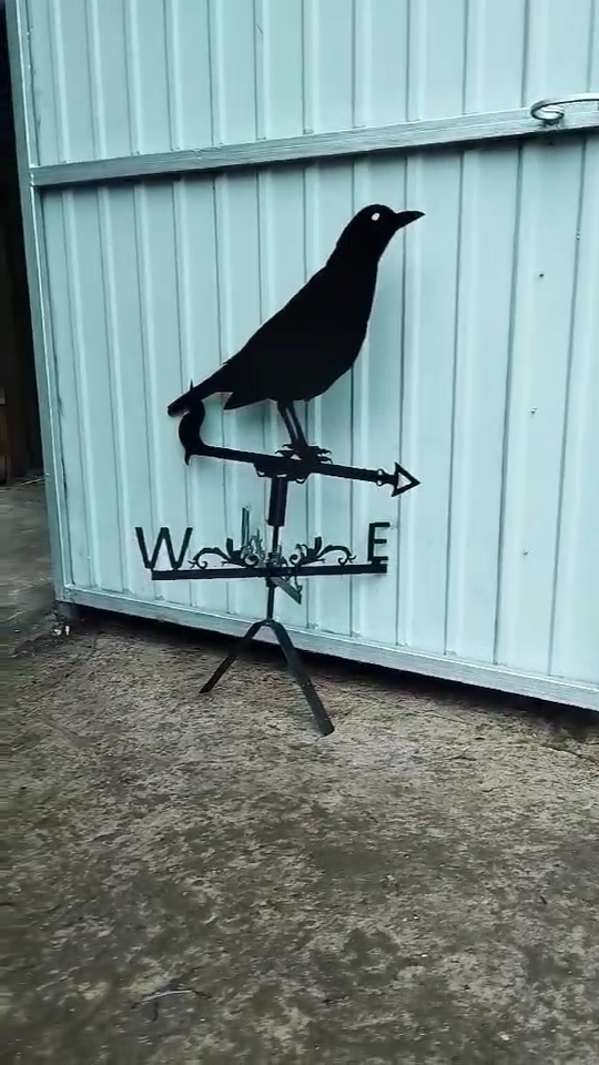 Crow Metal Weathervane, Weather Vane, raven home roof decor | eBay