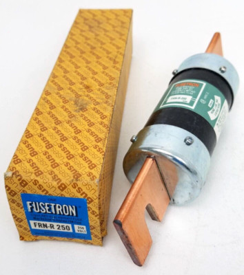 FRN-R-250 Bussmann Fusetron 250 Amp Fuse Class RK5 *Next Day Option ...