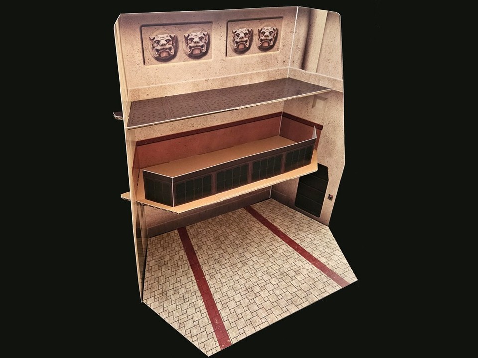 Jabba's Townhouse Figure Display Multilevel Playset 3.75 Star Wars ...