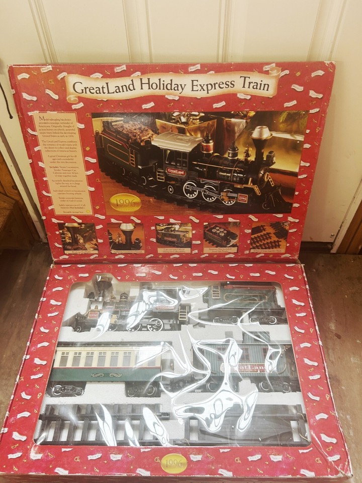 Vintage 1996 Greatland Holiday Express Train complete original Box | eBay