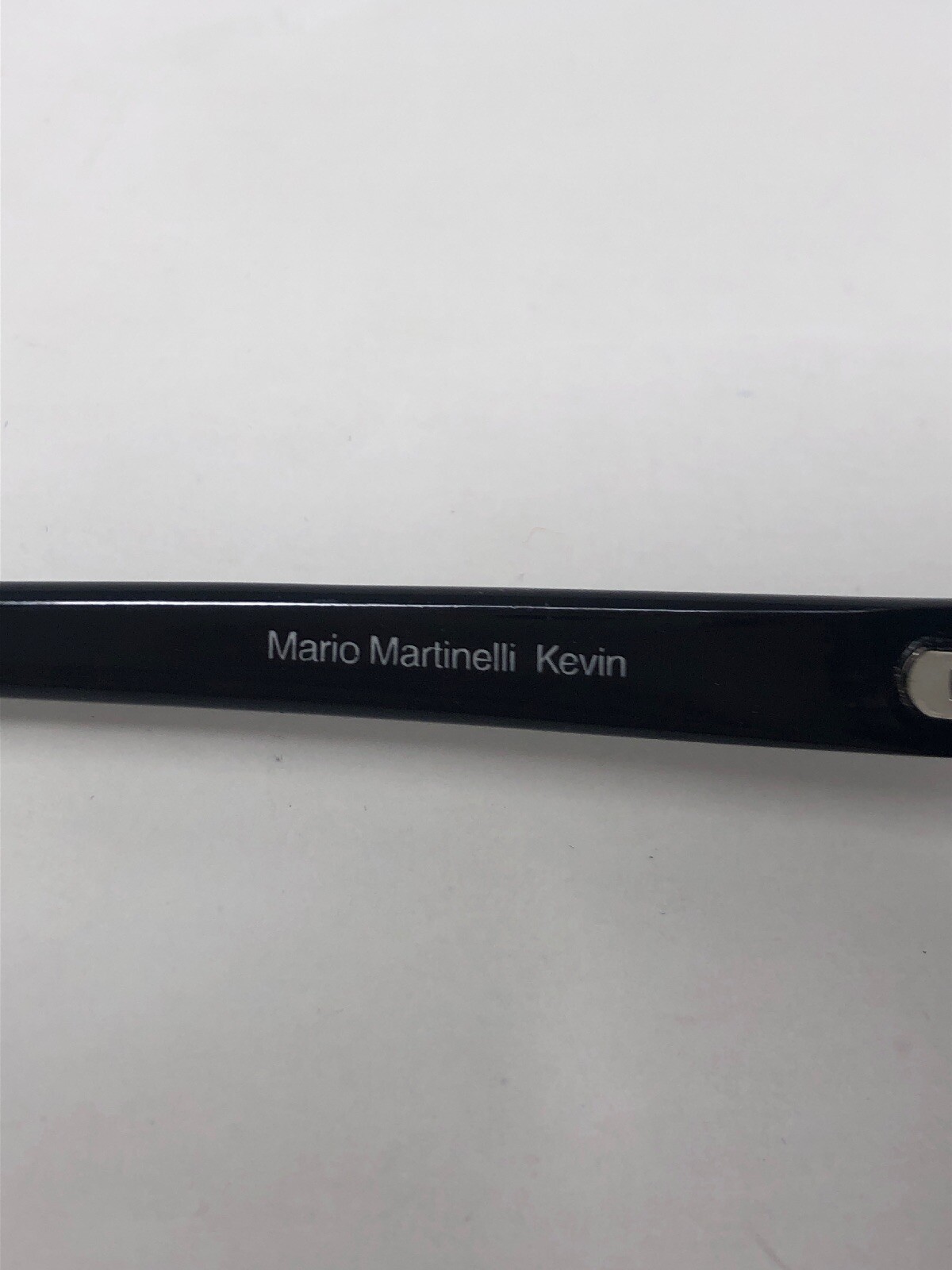 MARIO MARTINELLI “KEVIN” Eyeglasses Frame 53-19mm Black Onyx Polished ...