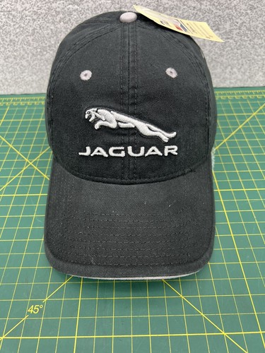 Jaguar Jag Racing Black Embroidered Logo StrapBack Hat Cap - by The ...