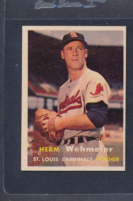 1957 Topps #0081 Herm Wehmeier Cardinals EX *2775 | eBay
