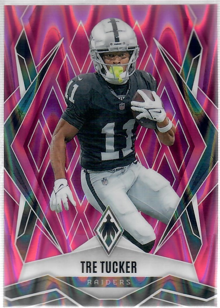 2025 Panini Phoenix - Tre Tucker #9 Pink Seismic /75 for sale online | eBay