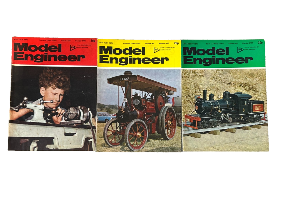 Train Magazines - x18 Issues 1974 - Model Engineer Magazine - Preowned | eBay UK