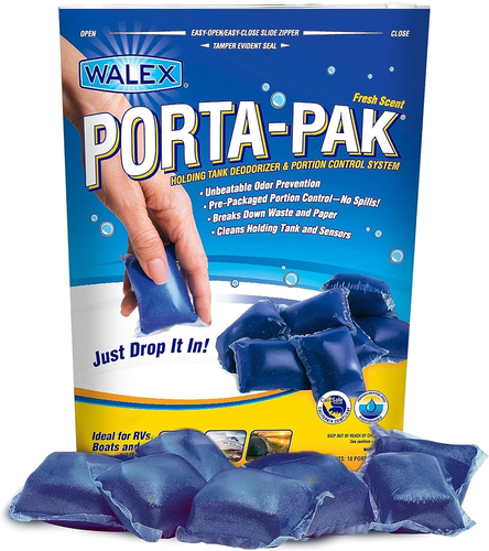 Porta-Pak Black Holding Tank Deodorizer & Portion Control System Drop ...