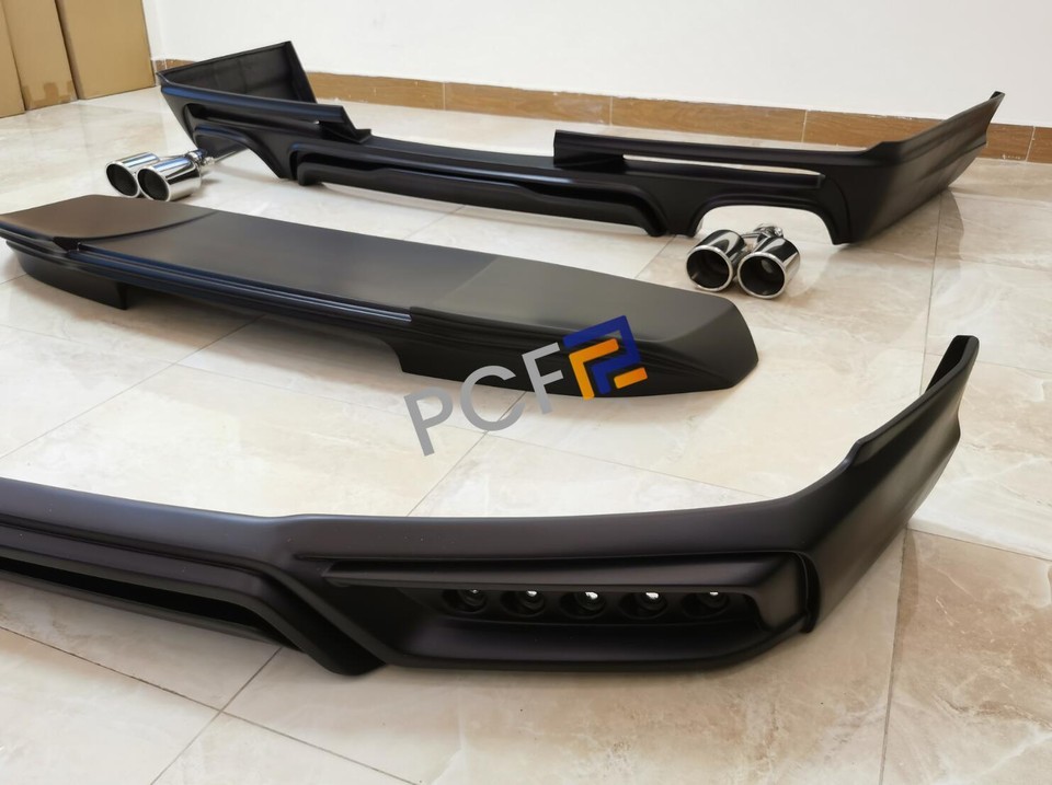 Body Kit For Cadillac Escalade 15-19 primer Front Lip Rear Diffuser ...