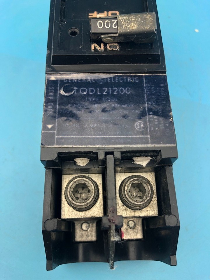 GE TQDL21200 200 Amp 2 Pole Circuit Breaker TQDL General Electric *READ ...