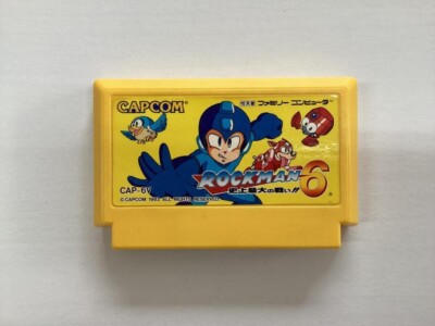 Rockman 6 Megaman NES CAPCOM Nintendo Famicom From Japan | eBay