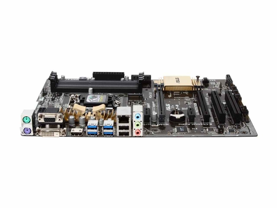 ASUS Z97-P Motherboard LGA 1150 4*DDR3 RAM + HDMI VGA DVI SATA 3.0 M.2 ...