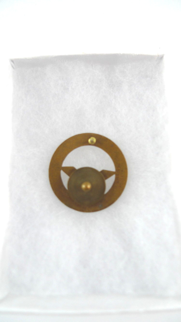 Vintage Enamel Military FIDUS ULTRA FINEM Pin Air Defense Artillery ...