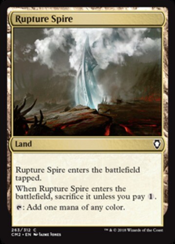 Rupture Spire Light Play, English Magic the Gathering MTG Commander Anthology Vo | eBay
