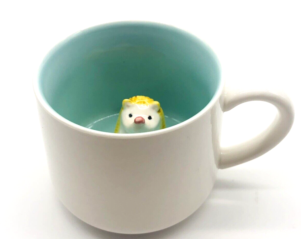 Coffee Milk Tea Ceramic Mug 3d Animal Cup Hedgehog Inside ...