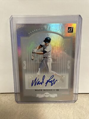 WADE BOGGS 2021 DONRUSS CLASSICS AUTOGRAPH AUTOGRAPH - RED SOX | eBay