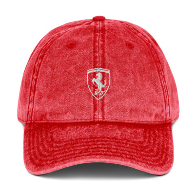 Charles Leclerc Ferrari F1 2025 Faded Red Hat Scuderia Cap Merch ...