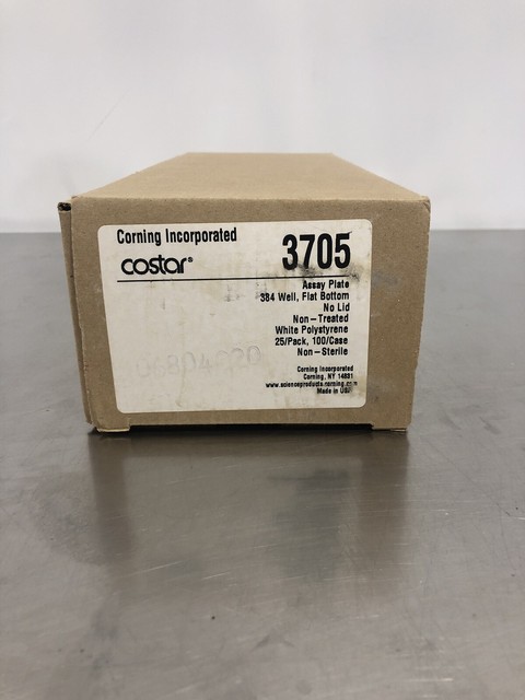 Corning Costar 3705 Assay Plate 384 Well White Polystyrene Bottom No ...