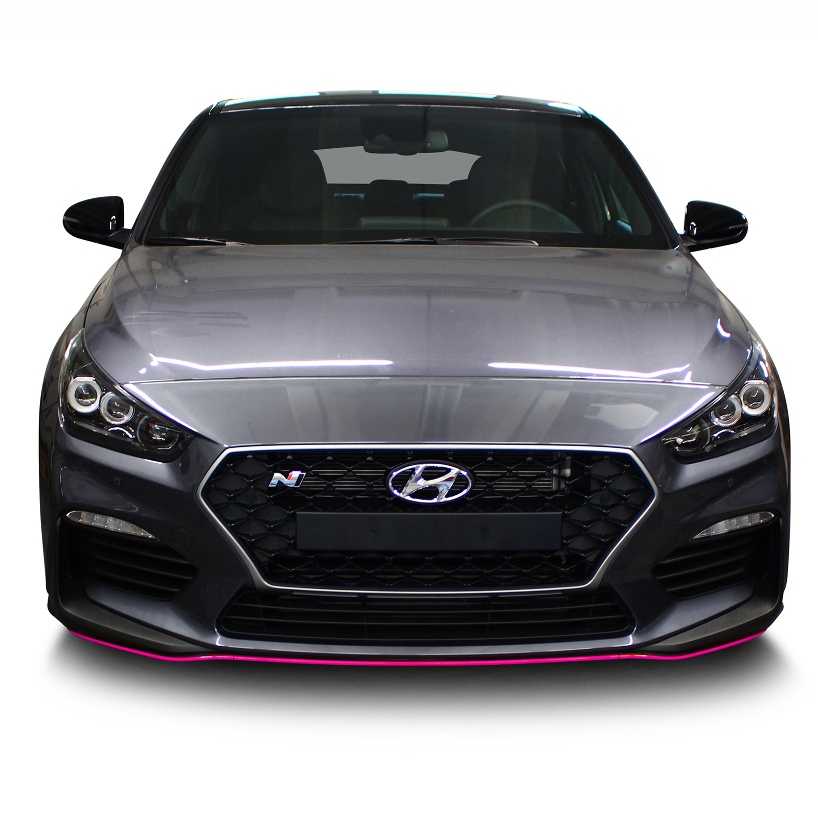 Spoilerschwert Hyundai I30N Neon Pink Frontspoiler Folie Zubehör Tuning ...
