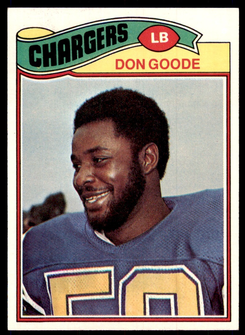 1977 Topps Don Goode Rookie Football Card San Diego Chargers #97 | eBay