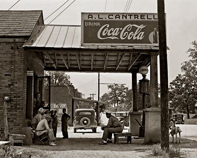 1930s CROWN GAS STATION & GENERAL STORE PHOTO (224-A) | eBay