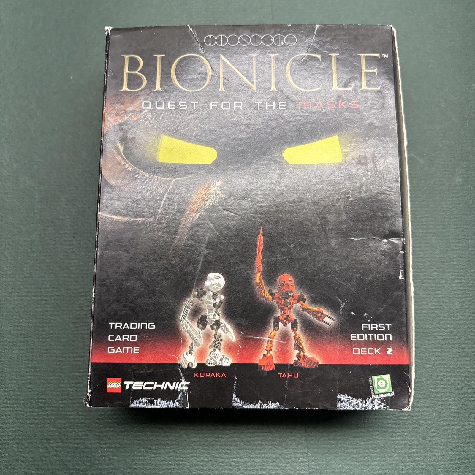 LEGO Bionicle Quest For The Masks Trading Card Games 1,2,3 Edition Deck ...