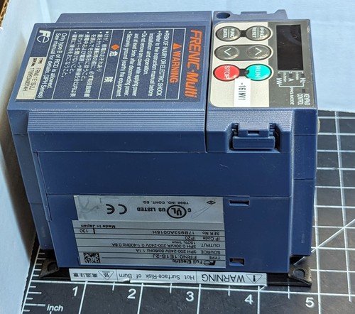 FUJI Electric FRENIC-MULTI FRN0.1E1S-2J 3-Phase, Inverter Drive NEW ...