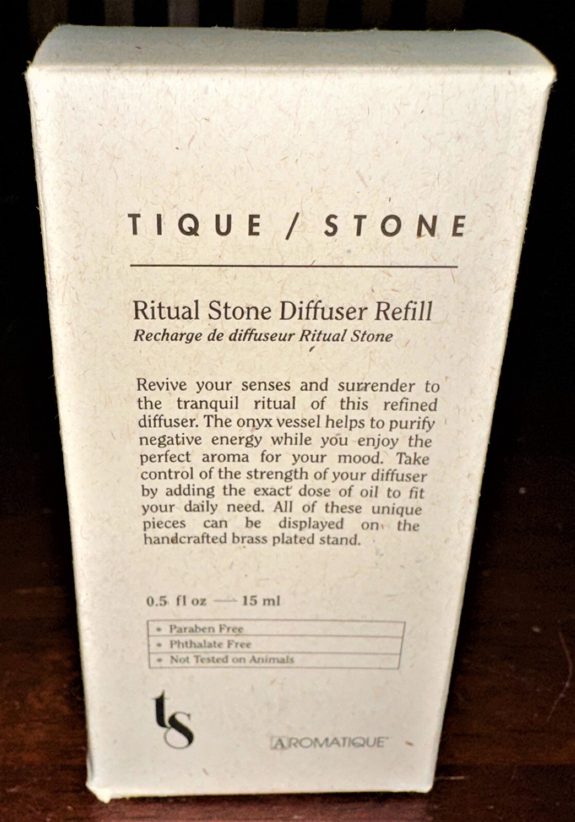Aromatique Tique & Stone Ritual Stone Diffuser .5 fl oz (Elderflower ...
