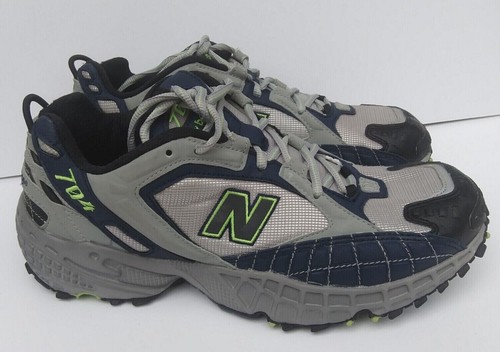 Vtg NEW Balance 704 Men’s Sz 9.5 Gray Navy Blue Black Hiking Shoe All ...