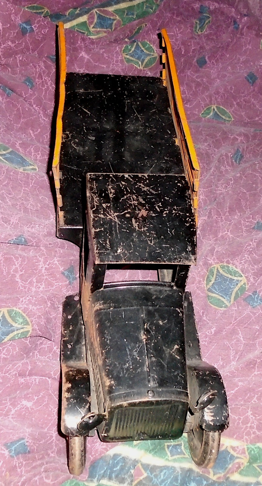 Antique 1920’s Structo Pressed Steel Stake Truck Very Good Condition. L ...