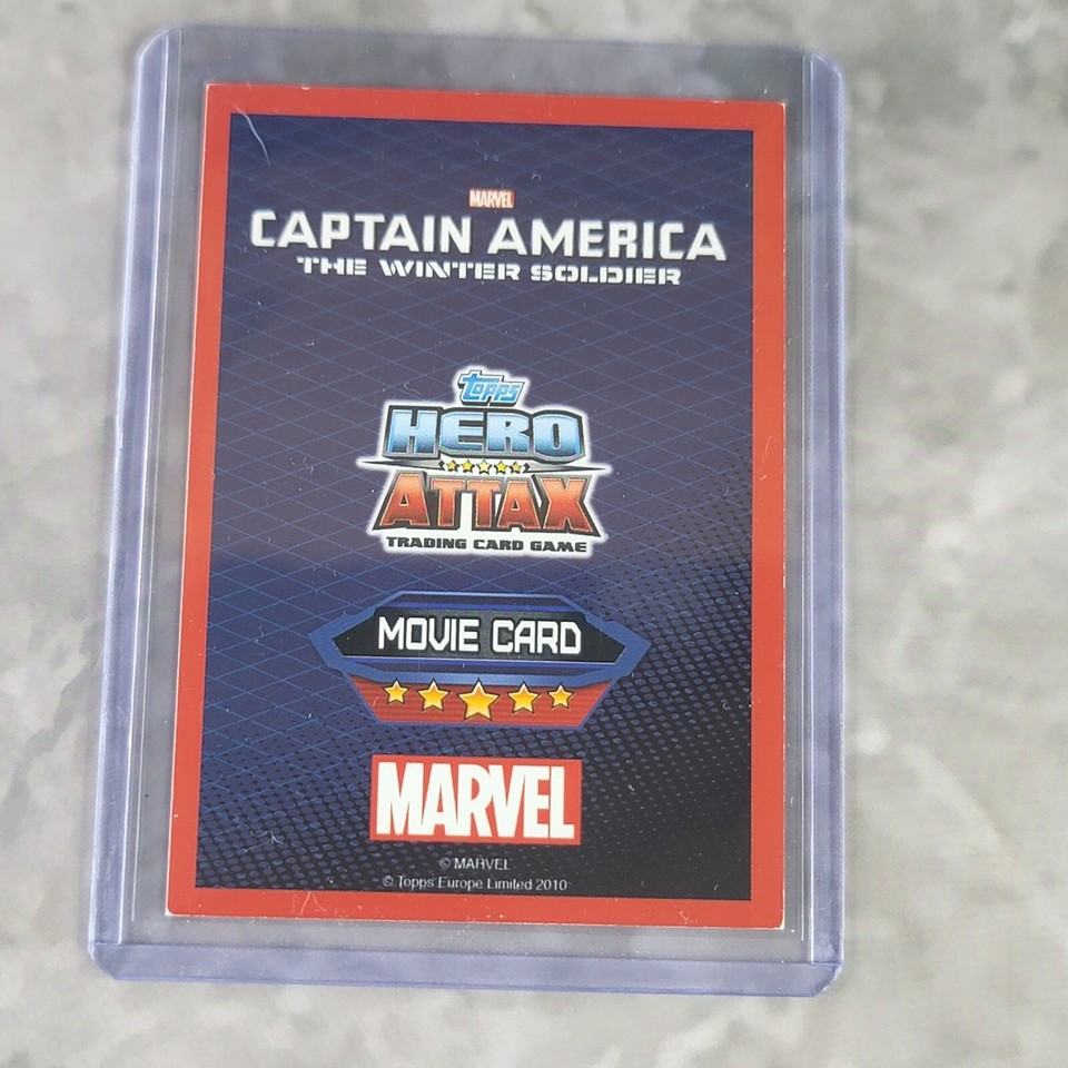 Marvel Topps Hero Attax 2010 Trading Card W/ Top Loader - W1 Captain ...