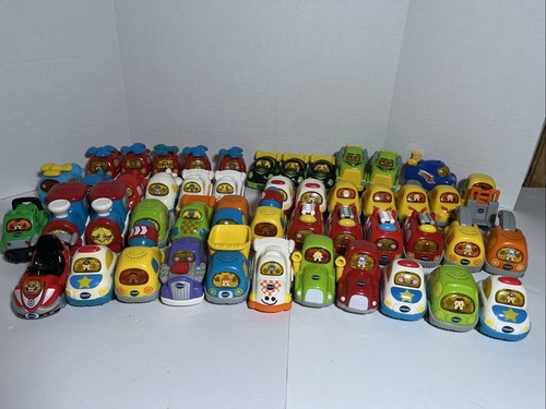 Vtech Go Go Smart Wheels Lot of 48 Vehicles / Race Car Truck Helicopter ...
