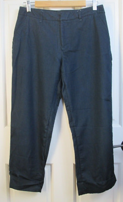 Mossimo Blue Capri Pants Womens Size 8 Fit 4 30x24 Stretch Cuffed 131 ...