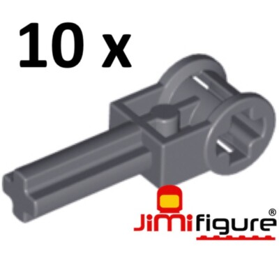 NEW 10 x LEGO Technic Axle 2L w Reverser Handle Connector Dark Bluish ...