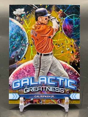 2024 Topps Cosmic Chrome Galactic Greatness Gold Interstellar Cal ...