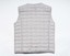 Isaia $1,395 NWT Gray White Striped Polyester Down Filled Vest 50 IT 40 ...