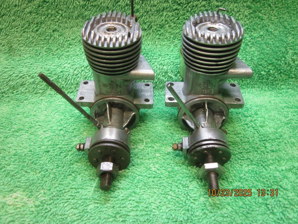 MERLIN SUPER B ANTIQUE MODEL AIRPLANE AIRCRAFT CAR BOAT IGNITION ...