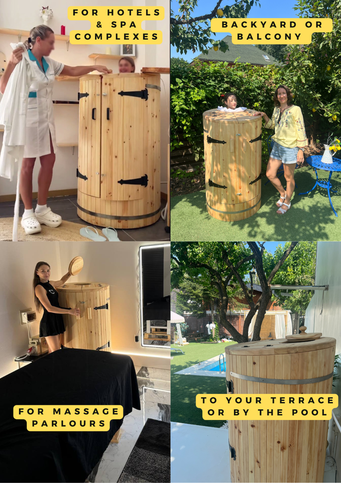 Personal sauna Portable Steam Sauna box Home inside saunas SPA Ayurveda ...