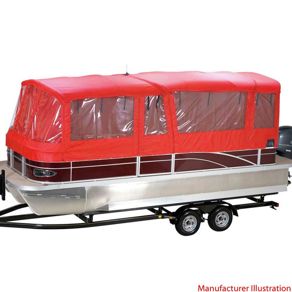 Sun Tracker Pontoon Boat Enclosure Bimini Package 72475-22 | PB 25 Red ...