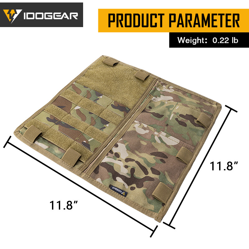 IDOGEAR Tactical Visor Panel MOLLE Vehicle Car Sun Visor Army Organizer ...