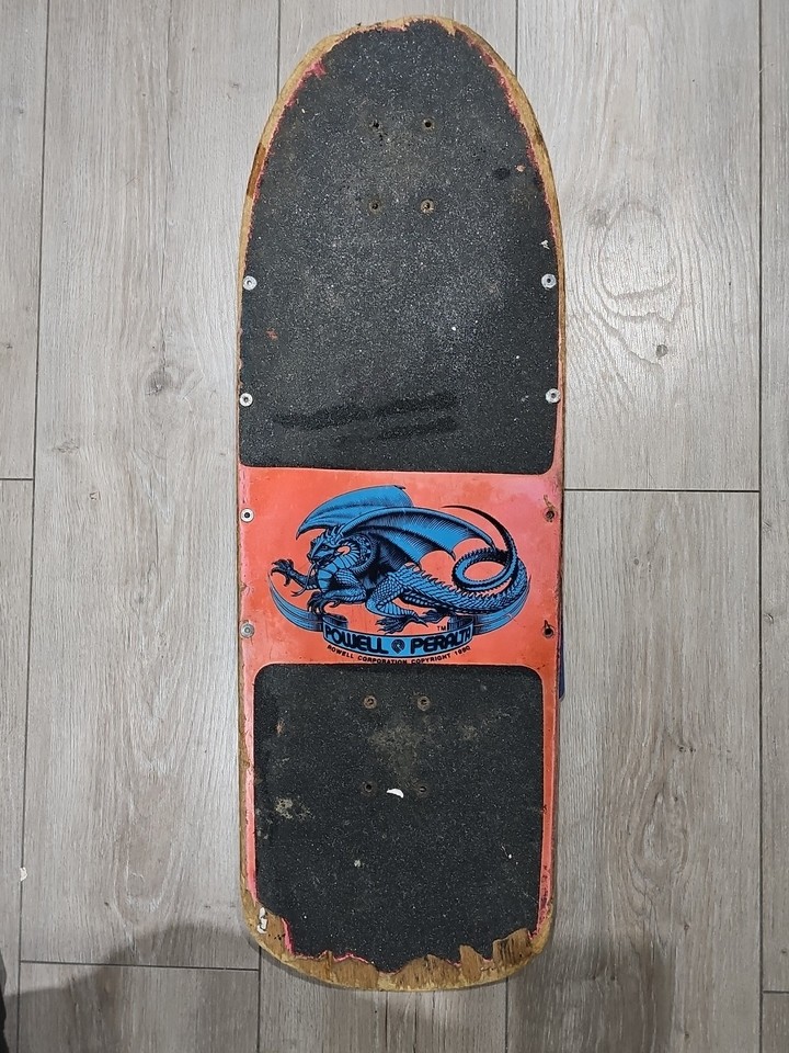 Rare 1983 Tony Hawk Skate Board In Good Condition Some Damage Overall ...