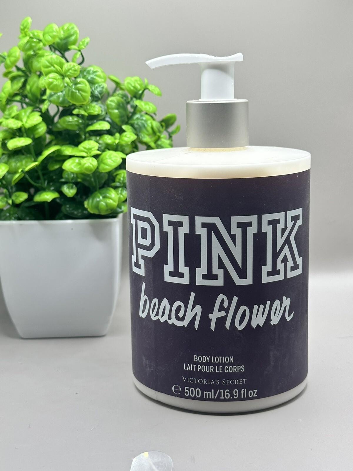 NEW VICTORIA'S SECRET PINK BEACH FLOWER BODY LOTION HAND CREAM PUMP ...