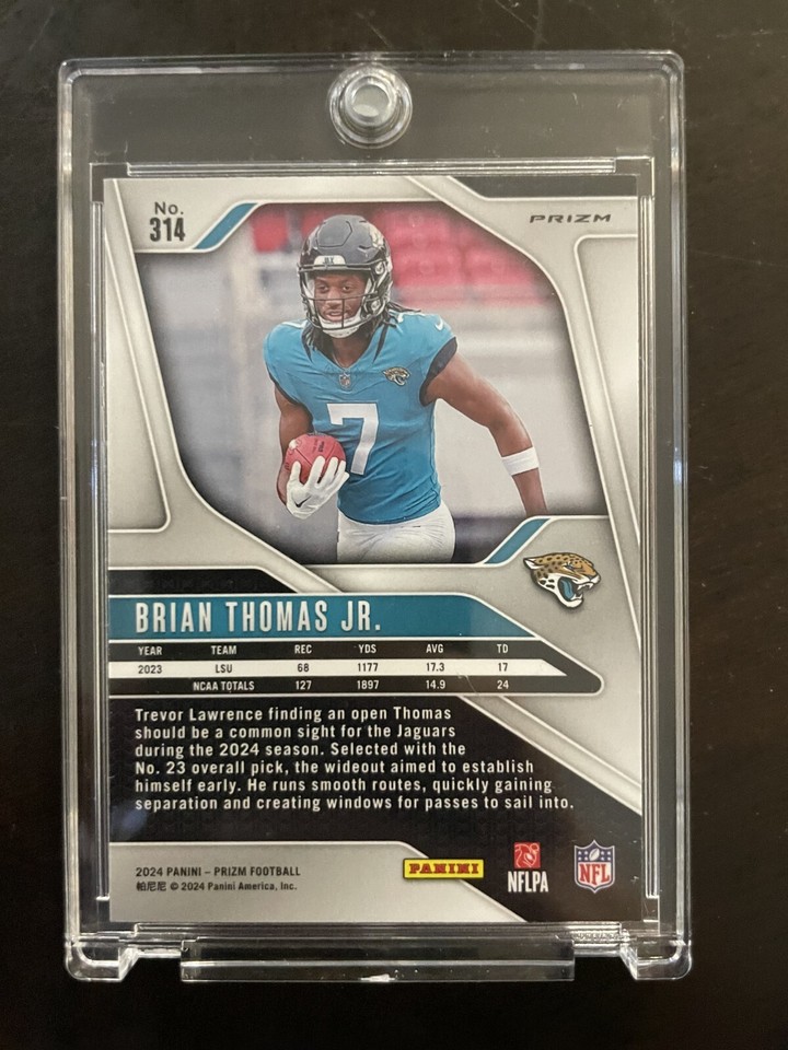 2024 Panini Prizm Brian Thomas Jr. Retail Red SSP Rookie RC Jaguar’s ...