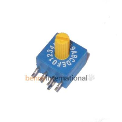 Rotary Coded DIP SWITCH ERD Series ERD516RR Hex Hexadecimal 24V | eBay