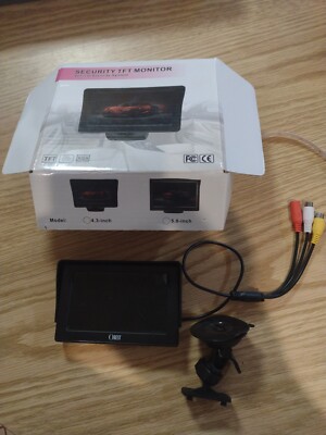Obest Black Security TFT Monitor Vehicle Security System 4.3' Screen | eBay