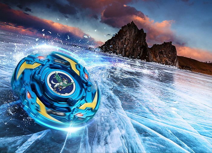 Beyblade Burst Corocoro Promo Wolborg 8.Br Blue Wolf ver. TAKARA TOMY ...