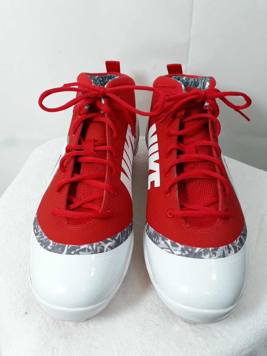 NIKE FORCE ZOOM TROUT 4 Mid Metal Mens Size 13 Baseball NIKE FORCE ZOOM TROUT 4 Mid Metal Mens Size 13 Baseball