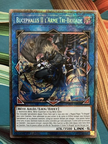 Yu-Gi-Oh Bucephalus II l'arme tri-brigade PHHY FR048 Starlight Rare | eBay