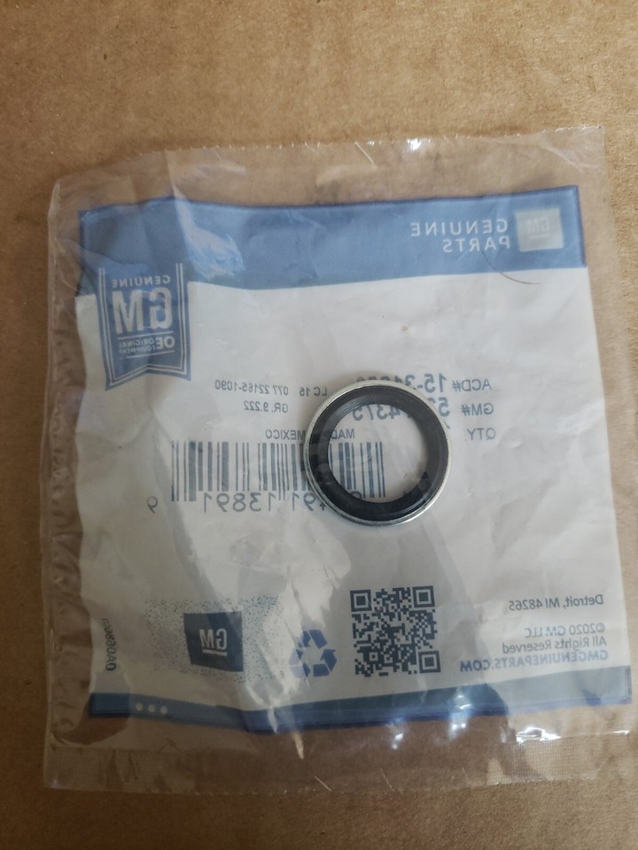 Genuine GM 3/4 in Heater Core Tube Seal 52474375 | eBay